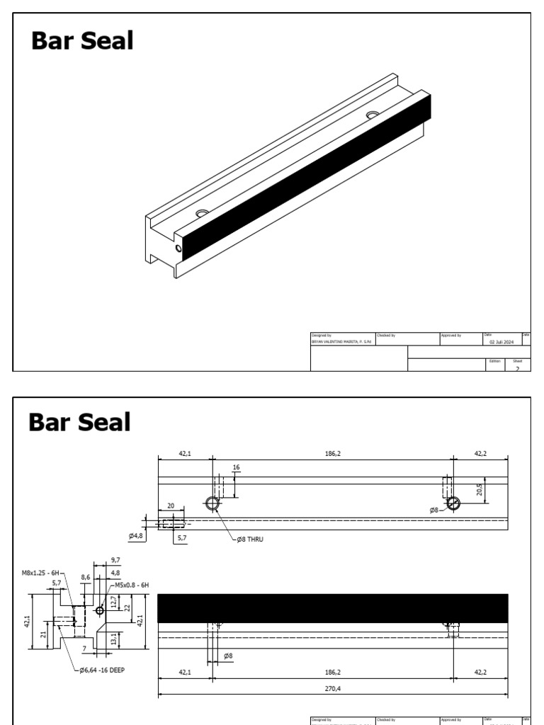 2D Detail Drawing Rev 1 | PDF