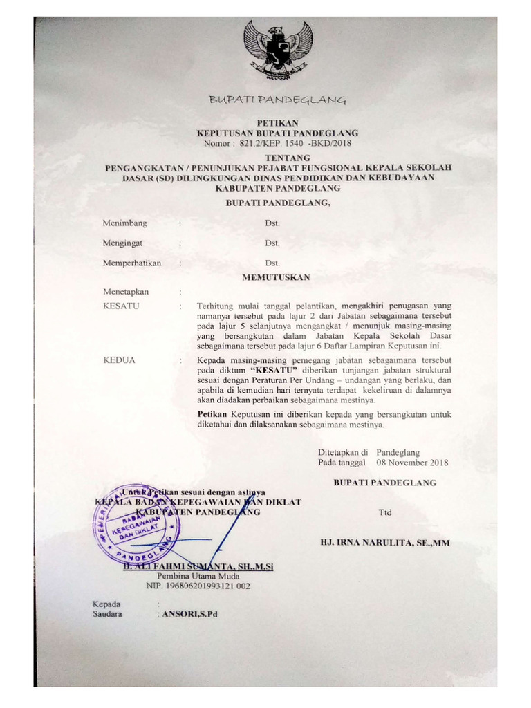 SK Kepsek Cijakan 3 | PDF