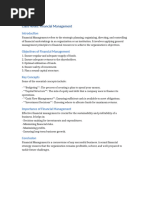 Class 12 BST Financial Management Notes | PDF