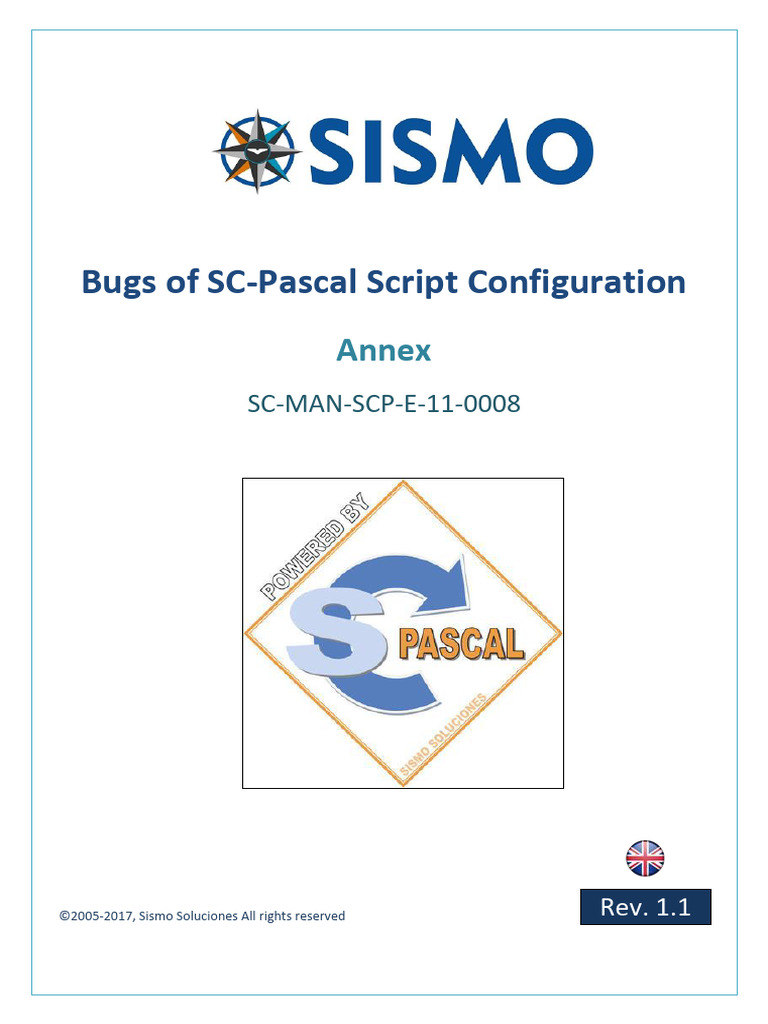 User Manual - Bugs of SC-Pascal Script Configuration - Rev1.1 | PDF ...