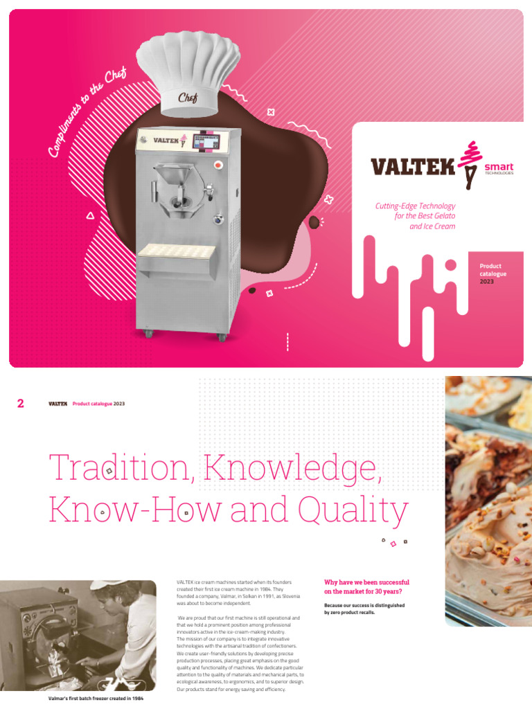 Valtek Catalogue EN 2023 01 | PDF | Ice Cream | Ice