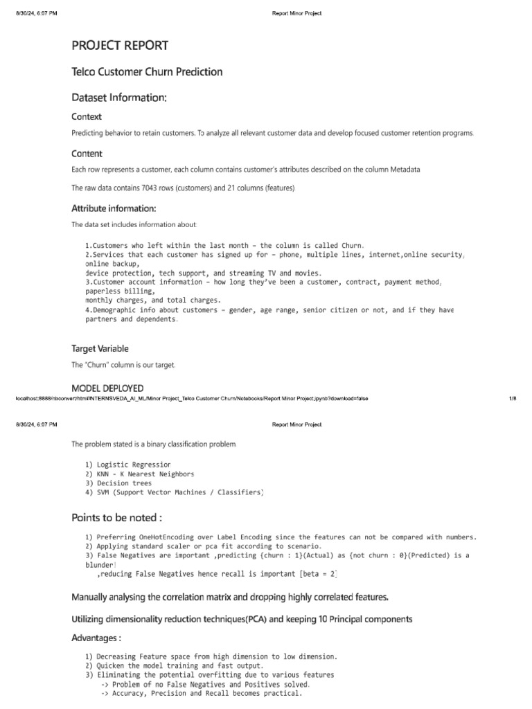 Report - Minor - Project - Lucky | PDF