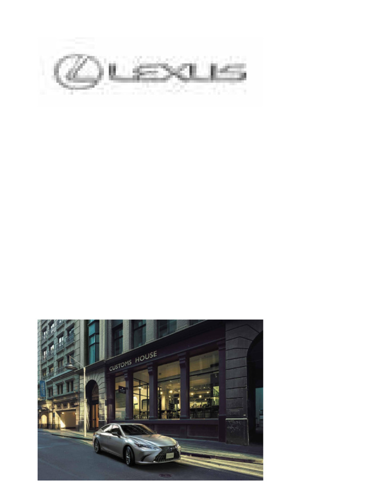 Lexus ES 300h Specifications With Images | PDF