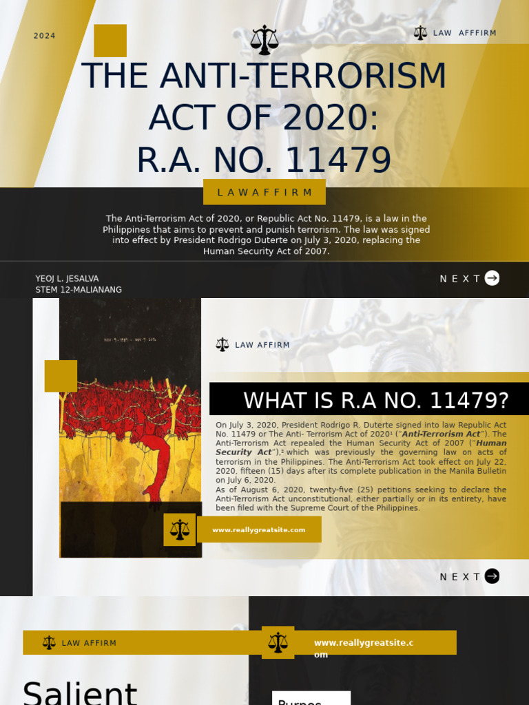 R.A. No. 11479 - 20241115 - 075905 - 0000 | PDF | Detention (Imprisonment) | Arrest