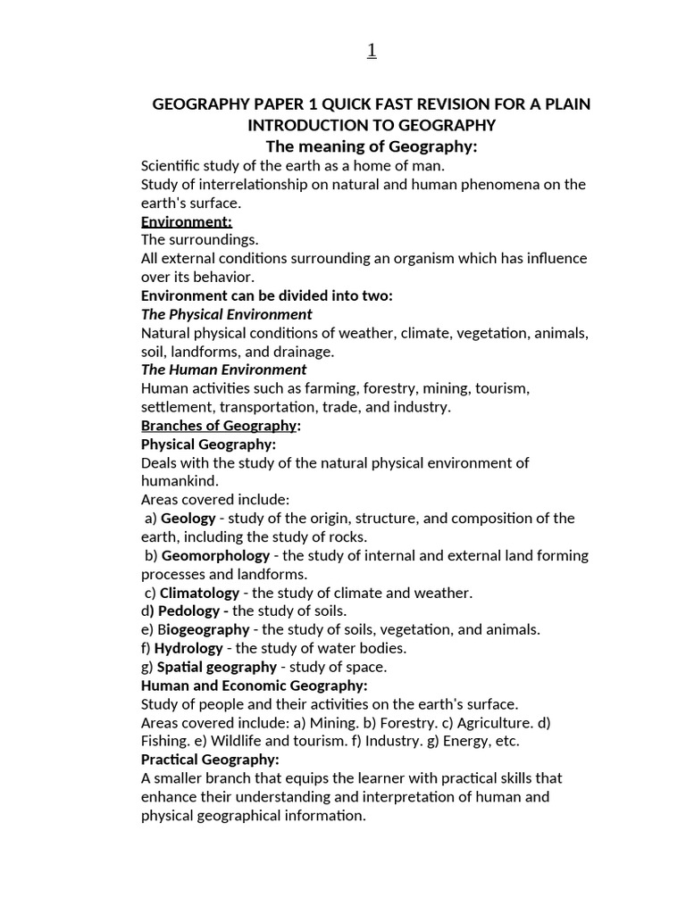 Geog 1 - 064952 | PDF | Atmosphere Of Earth | Fog