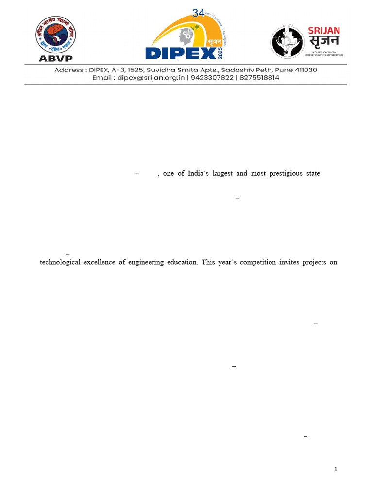 Res 9 1 DIPEX-2025-Brochure | PDF | Engineering | Infrastructure