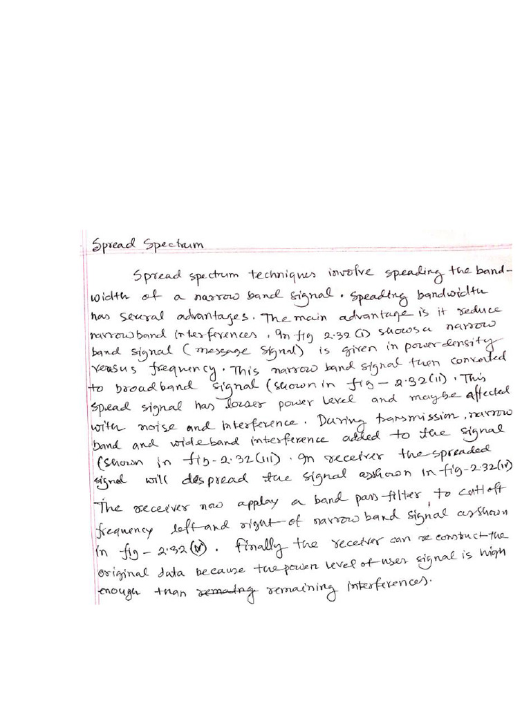 CDMA(Spread Spectrum System) | PDF
