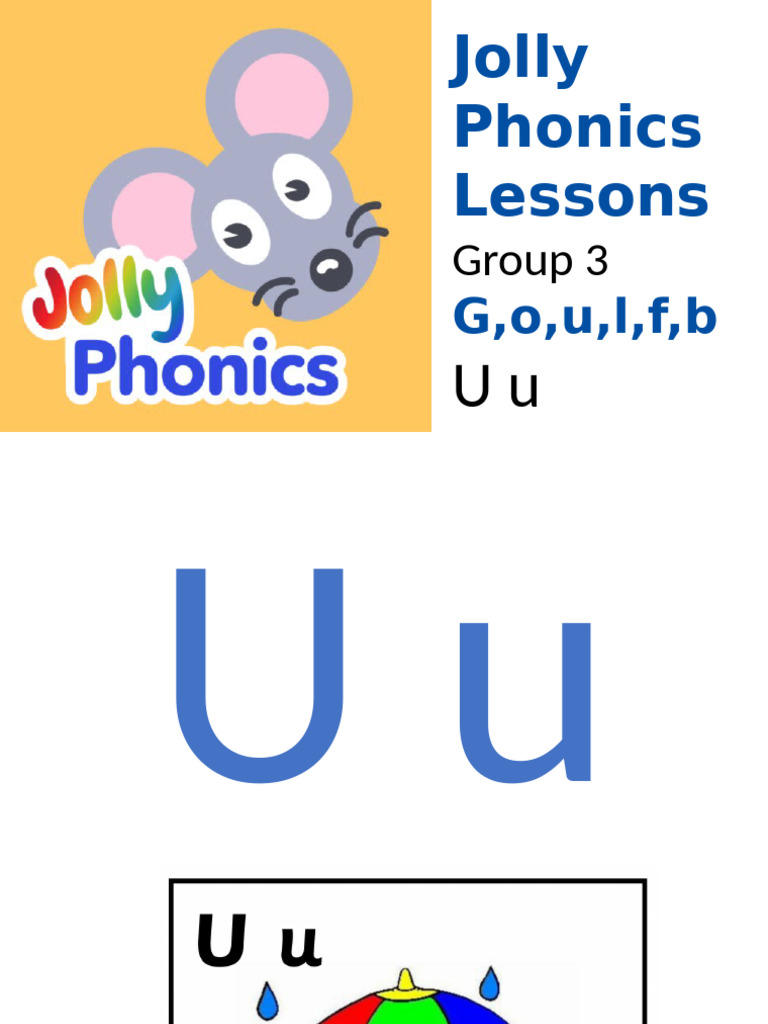 Jolly Phonices Group 3 Letter U | PDF