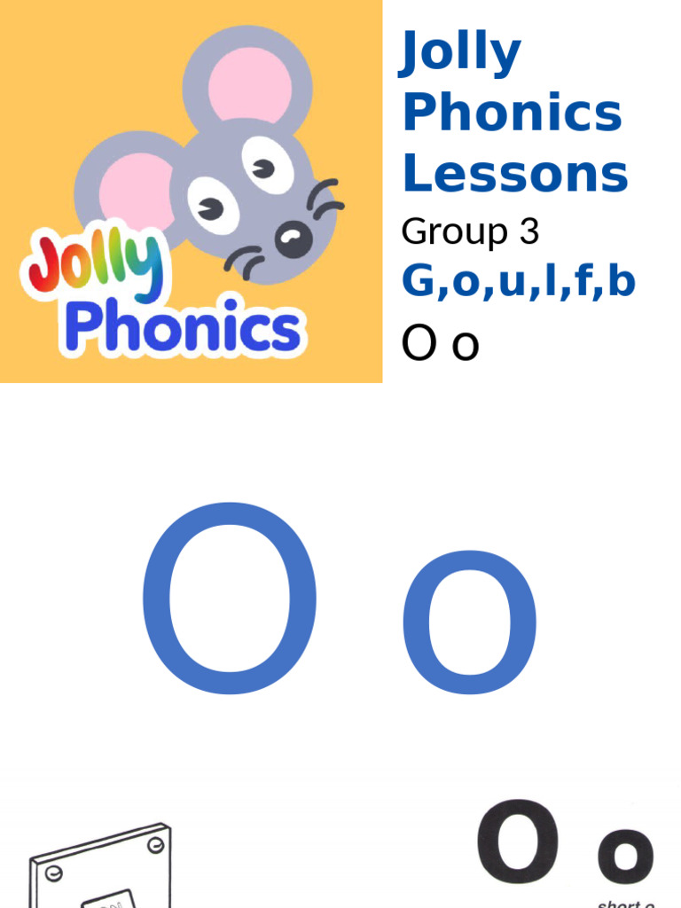 Jolly Phonices Group 3 Letter o | PDF
