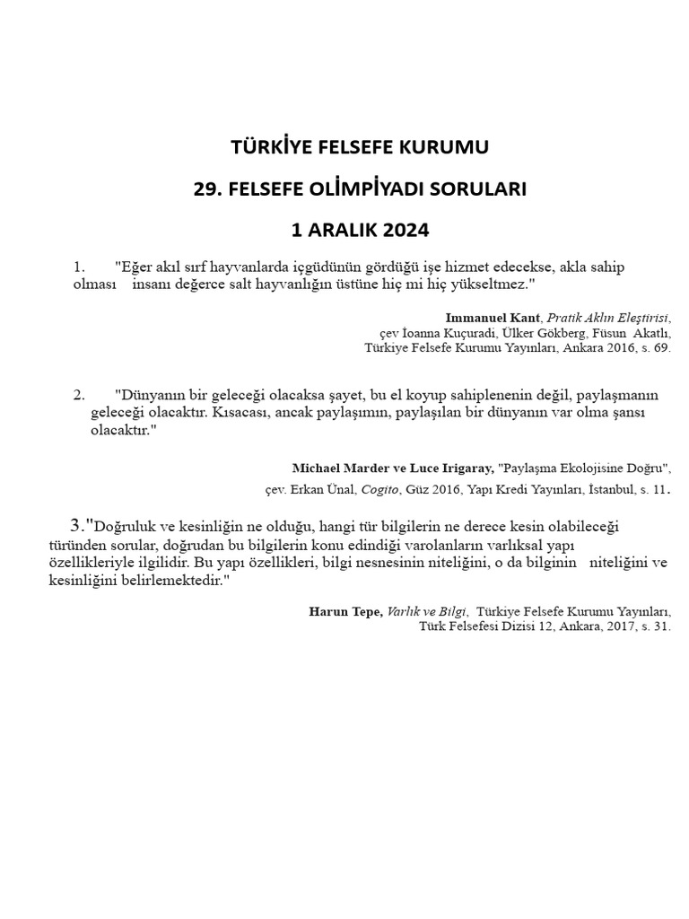29 Tfo Sorulari | PDF