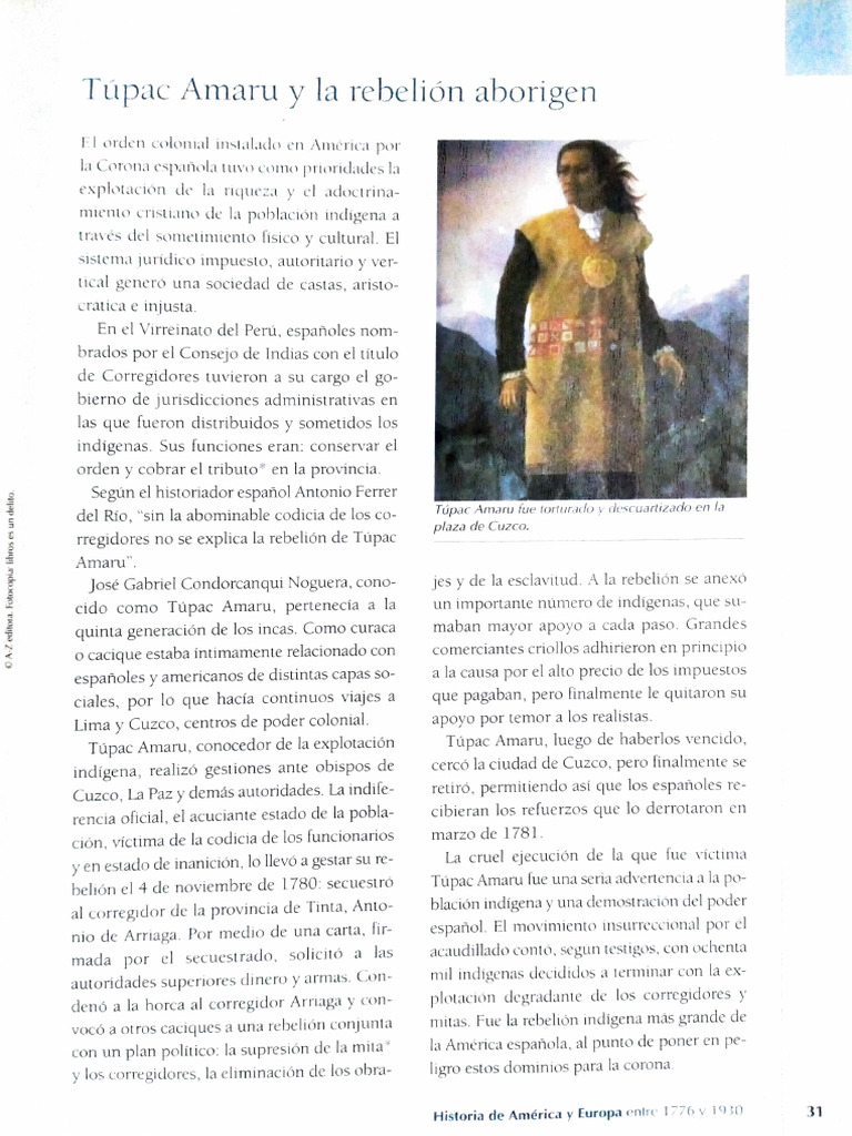 T-Pac Amaru y La Rebeli-N Aborigen | PDF | Pueblos Indígenas de las ...