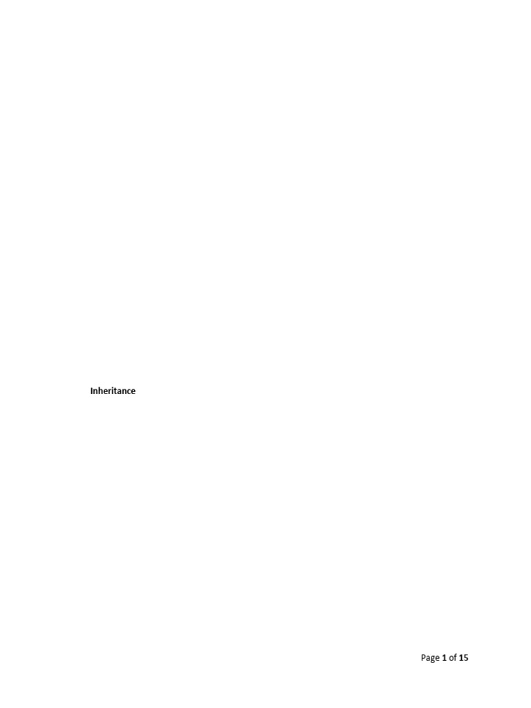 Inherit 2 Pdf Inheritance Object Oriented Programming Class 3306