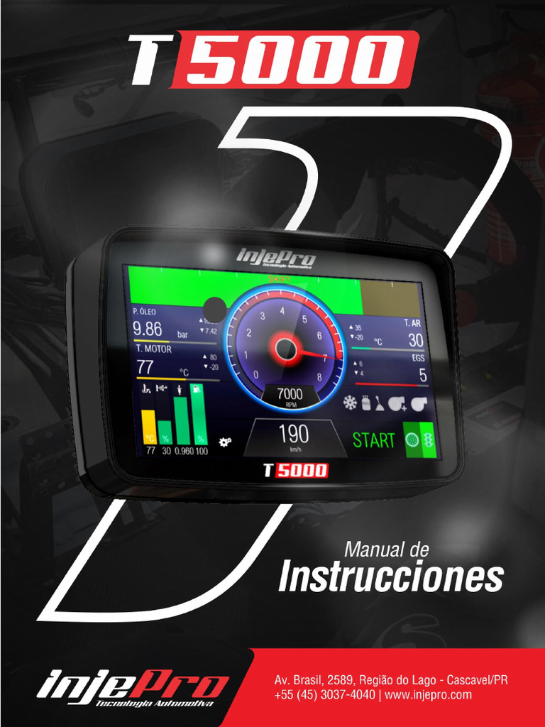 Manual T5000 Espanhol | PDF | Relé | Inyección de combustible