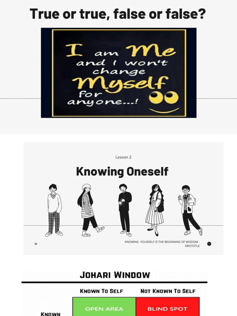 Knowing oneself | PDF