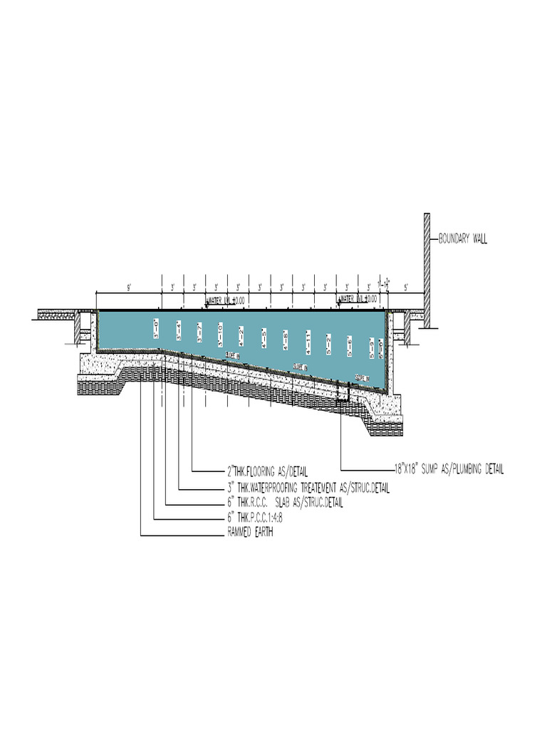 Patiala Swimming Pool Detail Layout Plan 26-08-08-Model | PDF
