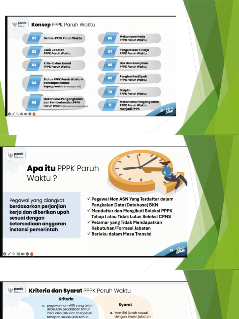 Konsep PPK Paruh Waktu | PDF