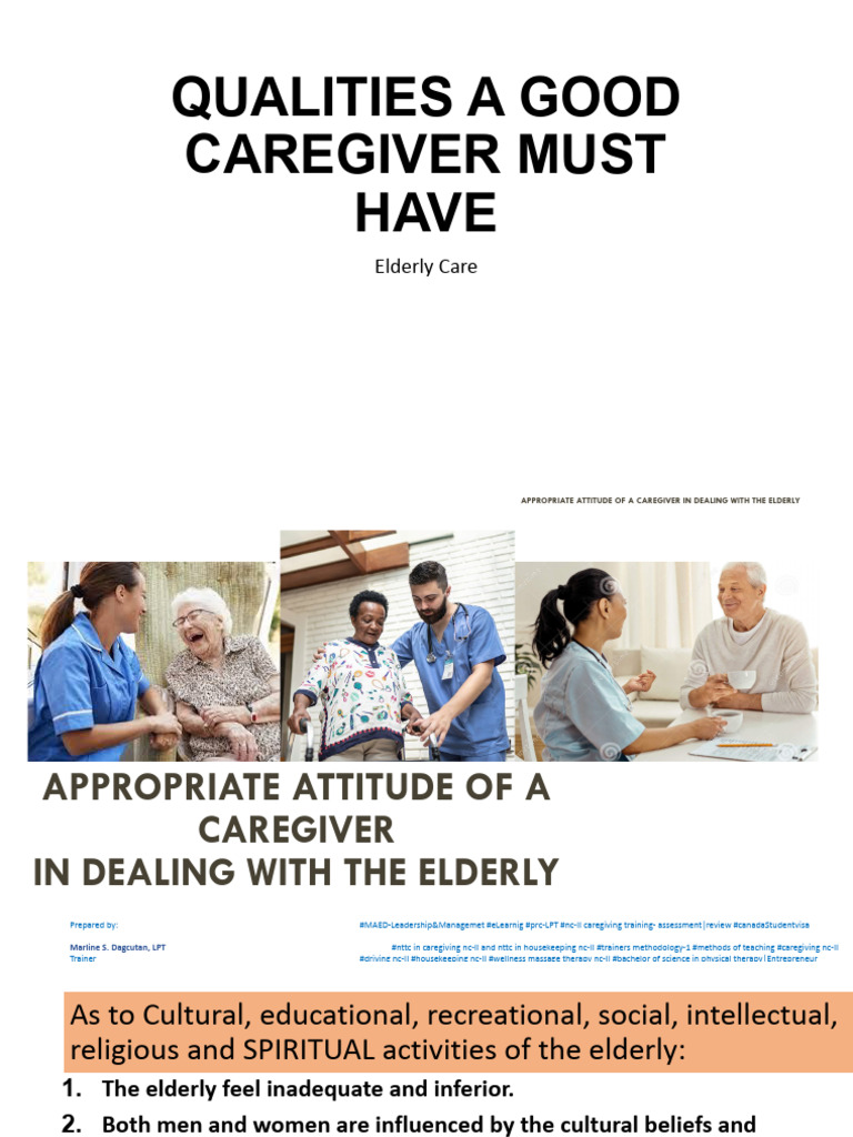 Qualities A Good Caregiver Must Have | PDF | Caregiver | Psychology