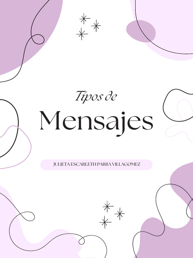 Tipos de mensajes | PDF