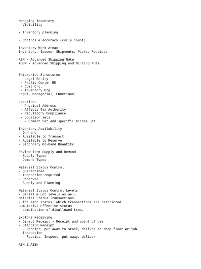 01-Inventory | PDF | Receipt | Inventory