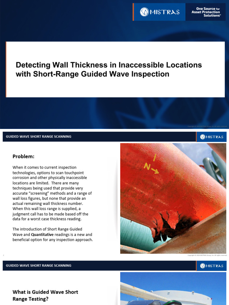 Slides - Detecting Wall Thickness in Inaccessible Locations With Short ...