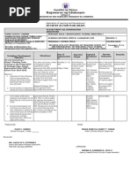 Re-Entry Action Plan (Reap) and Implemetation Report: Dep Artment of ...