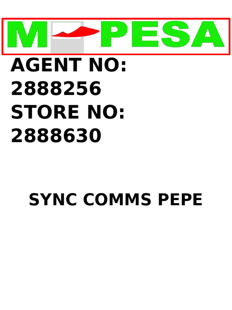 M-Pesa Agent Manual for Albastuz | PDF