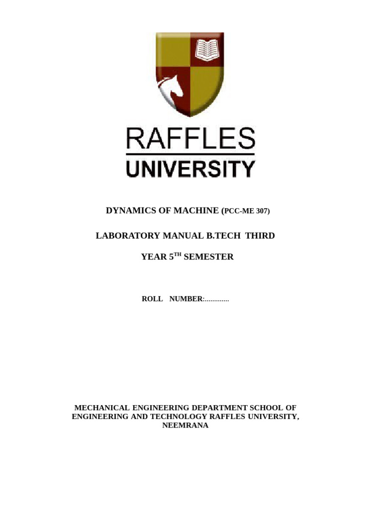 Dom Lab Manual | PDF | Brake | Mechanical Engineering