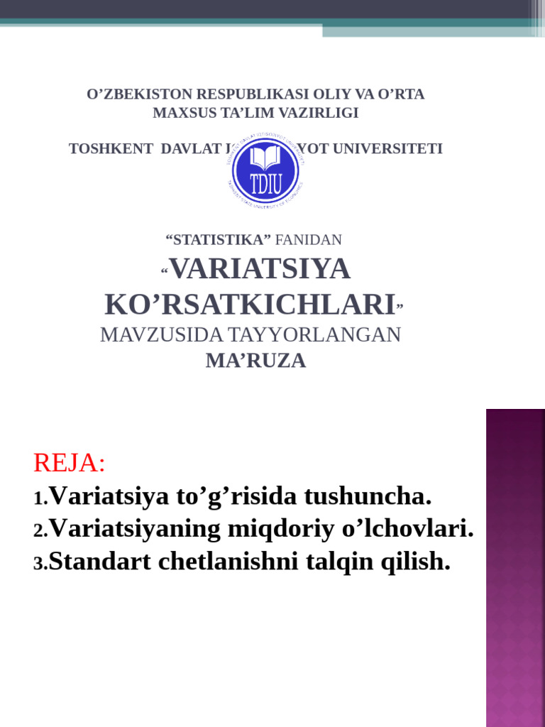 7-Mavzu Preazintasiya | PDF