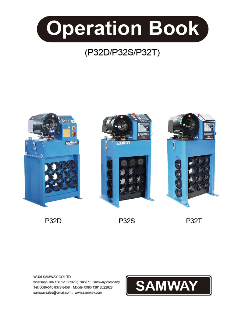 پرس شیلنگP32D P32S P32T-PDF200103-更新 | PDF | Electrical Connector | Equipment