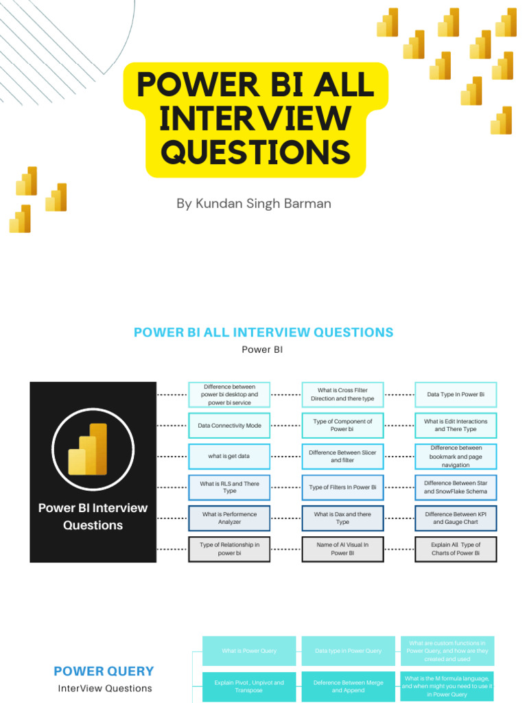 Power Bi Interview q | PDF | Computing | Data Management