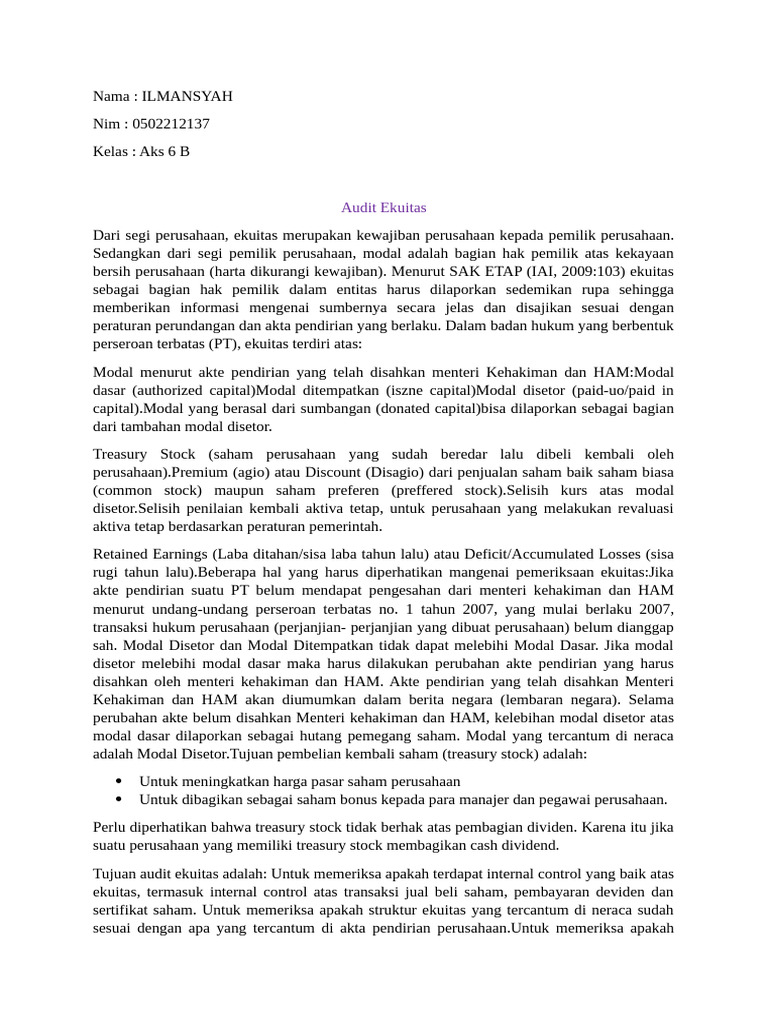 Resume Materi 13, Ilman | PDF