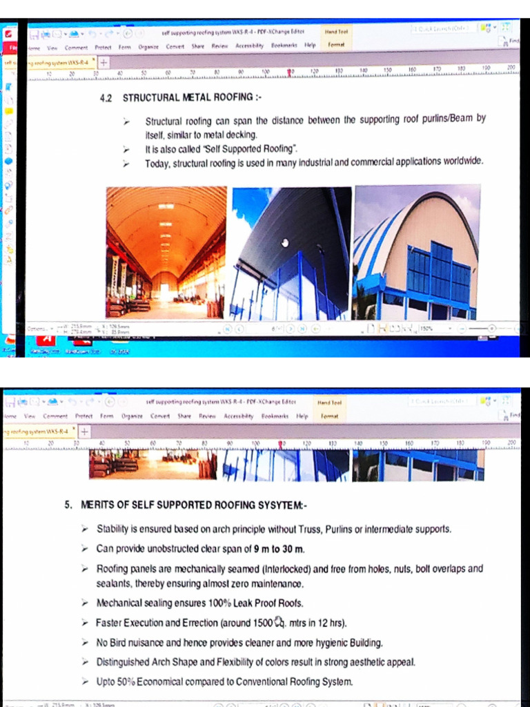Self Supporting Roofing System | PDF