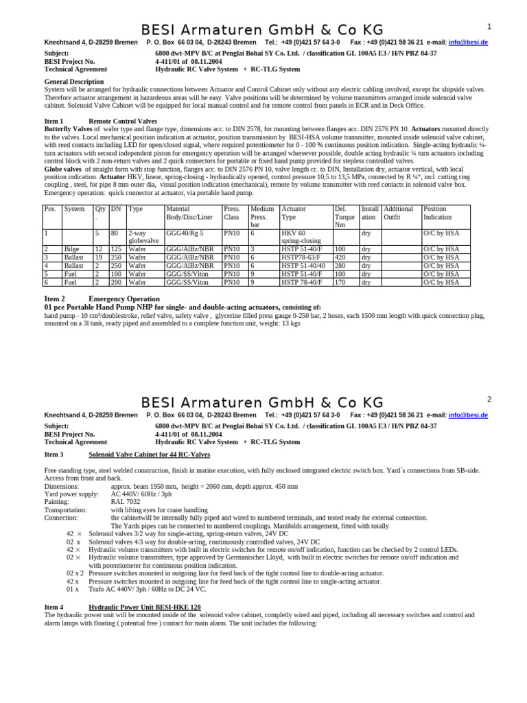 4 411 01 Phoenix Penglai Bohai S01 | PDF | Valve | Instrumentation