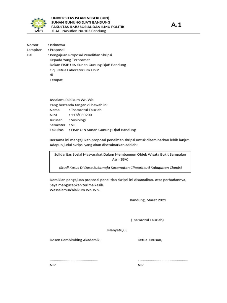 A.1 Dan a.2 Form Pengajuan Dan Checklist Persyaratan Up (1) | PDF