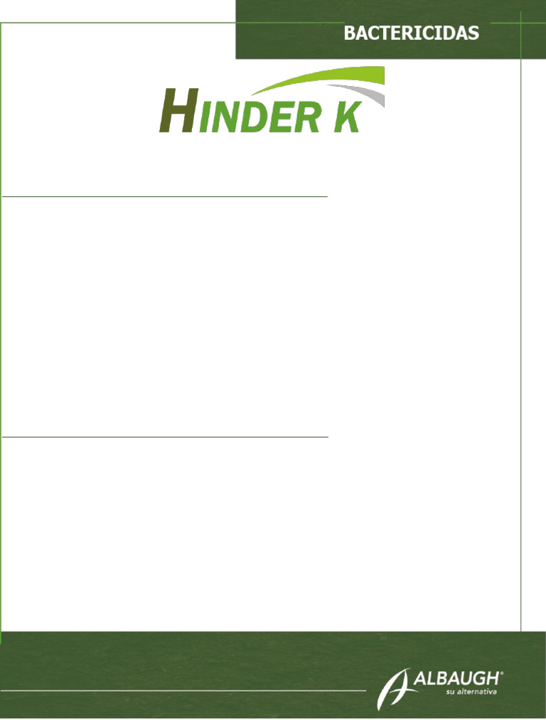 FT Hinder K 6diciembre2023 | PDF | Las bacterias | Agua