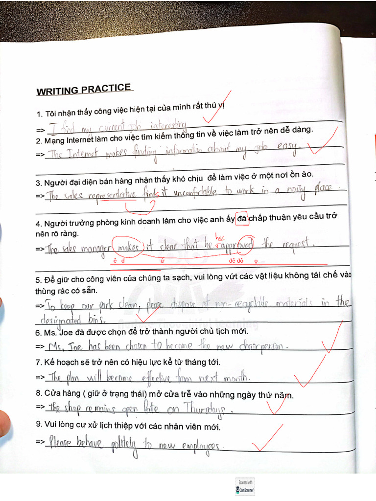 (NGUYỄN QUANG TRƯỜNG) WRITING PRACTICE PAGE 28 | PDF