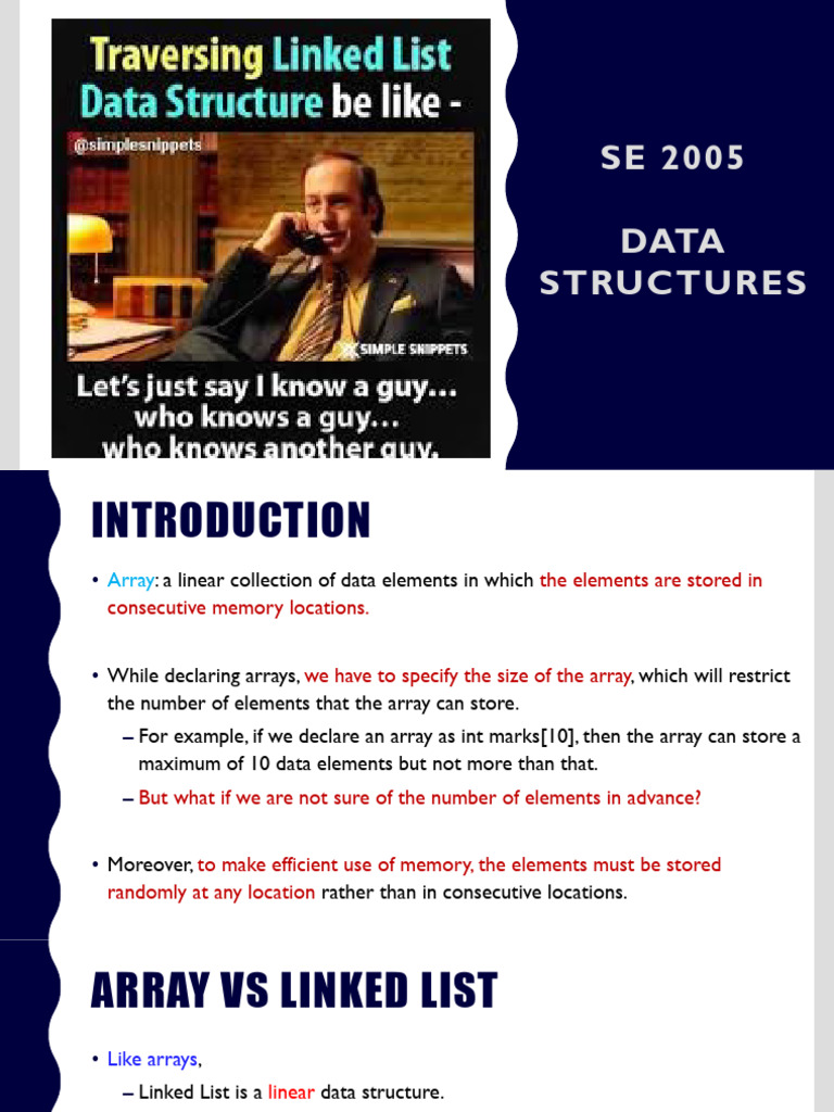 Lecture 5 - Linked List | PDF | Pointer (Computer Programming) | C ... Lecture 5 - Linked List | PDF | Pointer (Computer Programming) | C ...