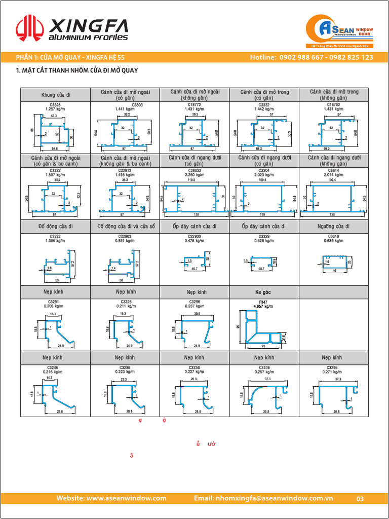 Catalogue Xingfa | PDF