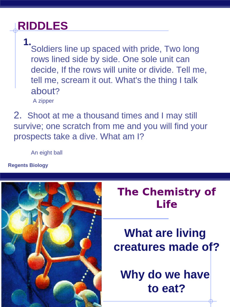 Chemistry of Life in Biology | PDF | Biology | Macromolecules