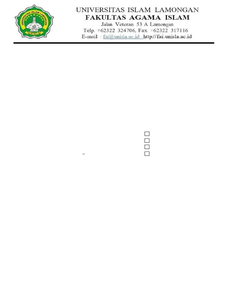 Pendaftaran Ujian Proposal Skripsi PGMI 2024/2025 | PDF