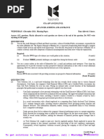 AAT Past Paper | PDF | Going Concern | Audit