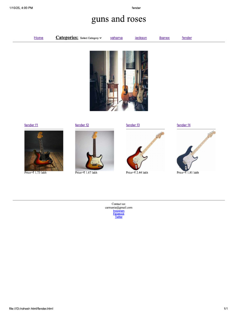Fender | PDF