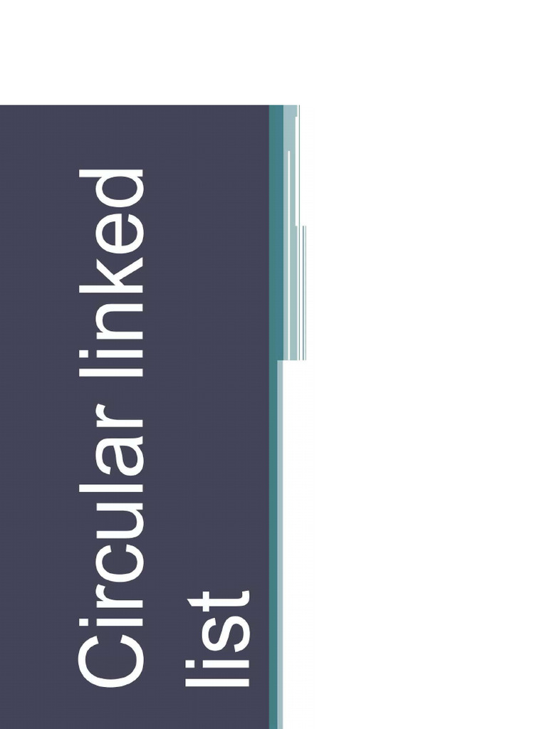 DSA Circularlinkedlist | PDF