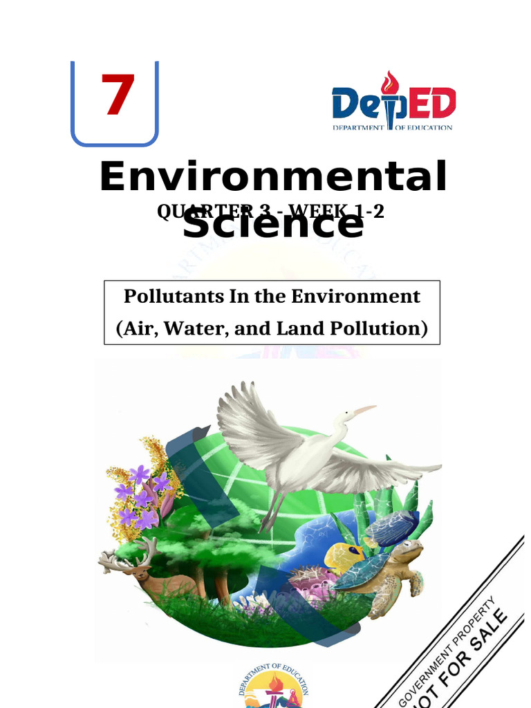 Environmental Science SLM Q3 Week 1-2 | PDF | Air Pollution | Pollution