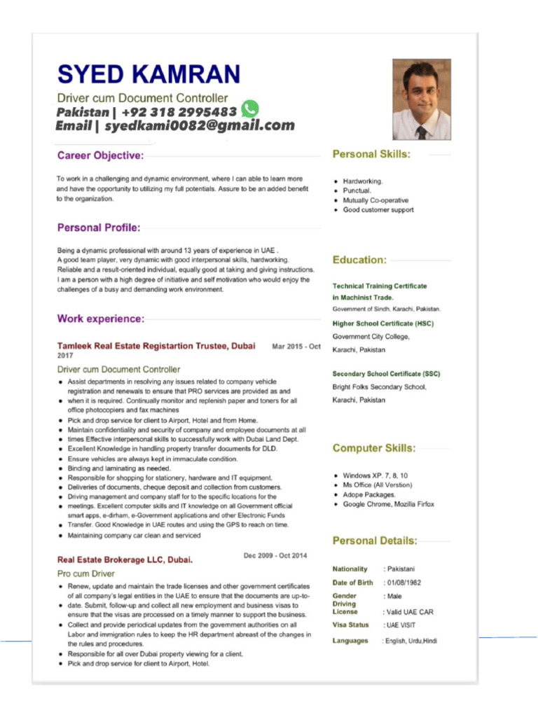 Syed Kamran Resume | PDF