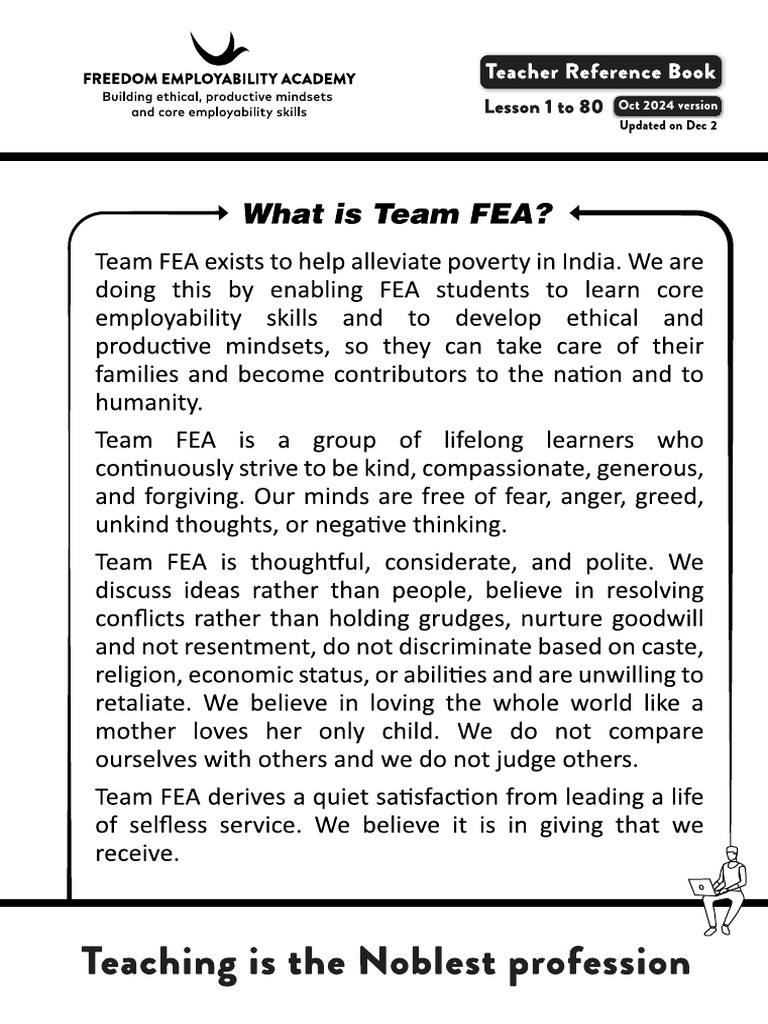 Teacher Reference Book Lesson 1 To 80 | PDF | Breathing