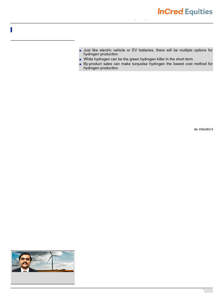 Hydrogen Rainbow Sees Intense Competition | PDF | Hydrogen | Renewable ...