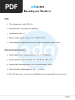 DMAS Questions For Class 5 | PDF