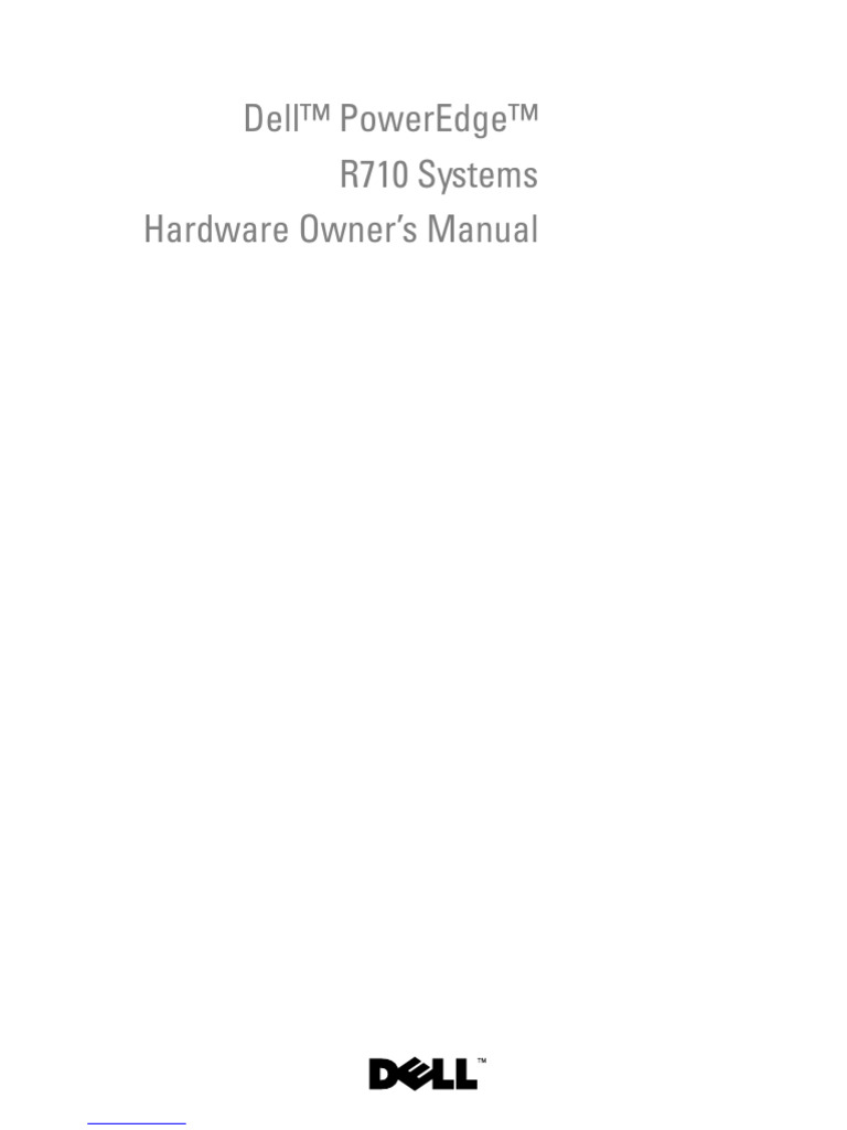 Dell r710 OwnersManual | PDF | Ip Address | Booting
