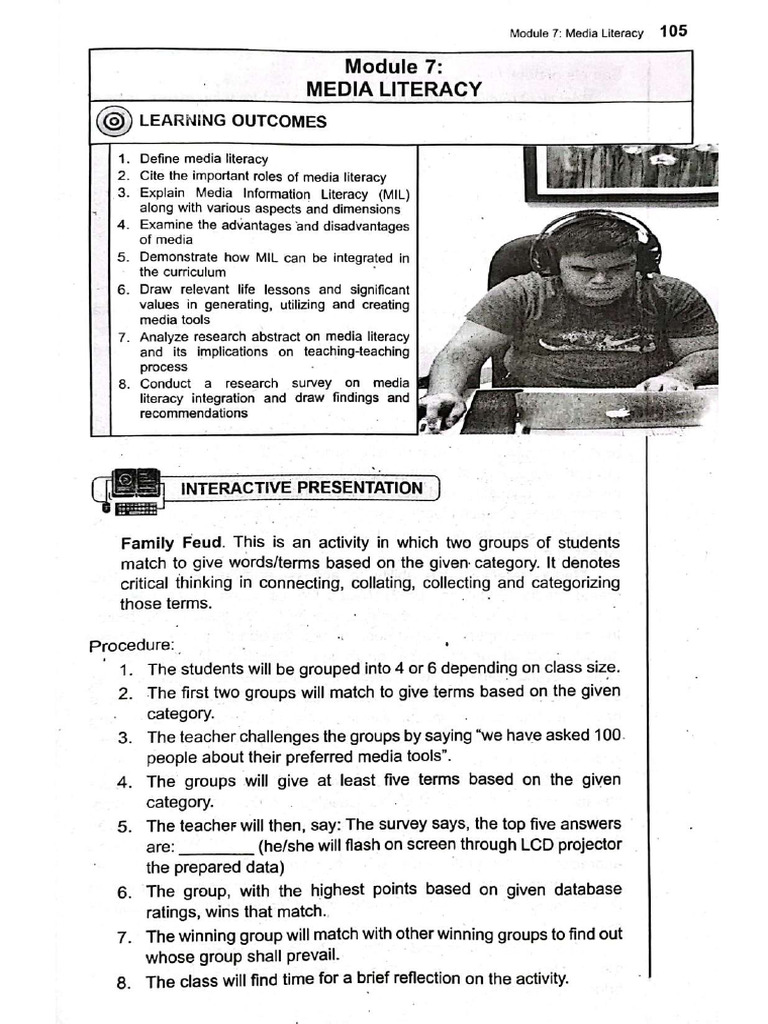 Module 7 - Media Literacy | PDF